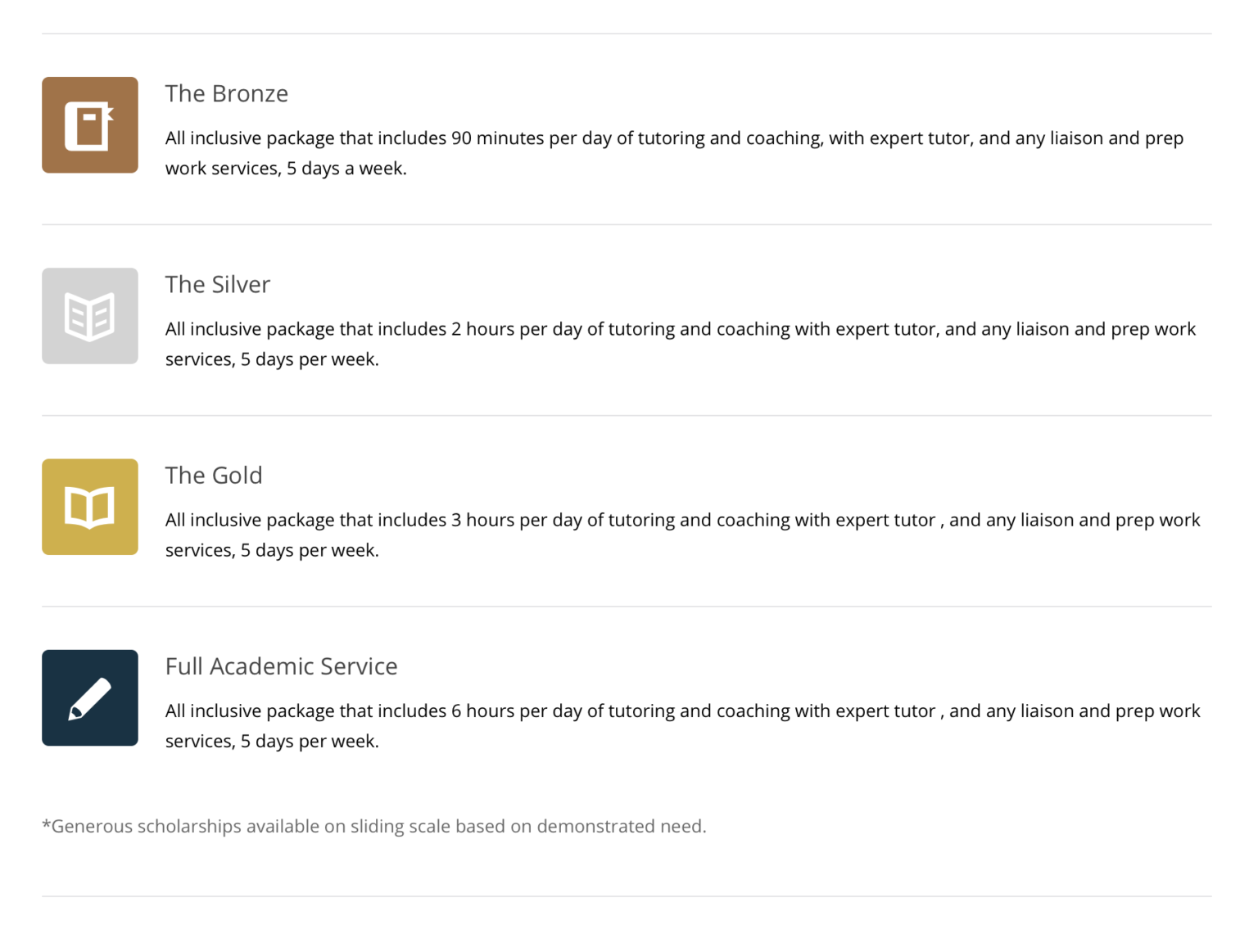 Homeschool Tutoring Package - Alliance Tutoring